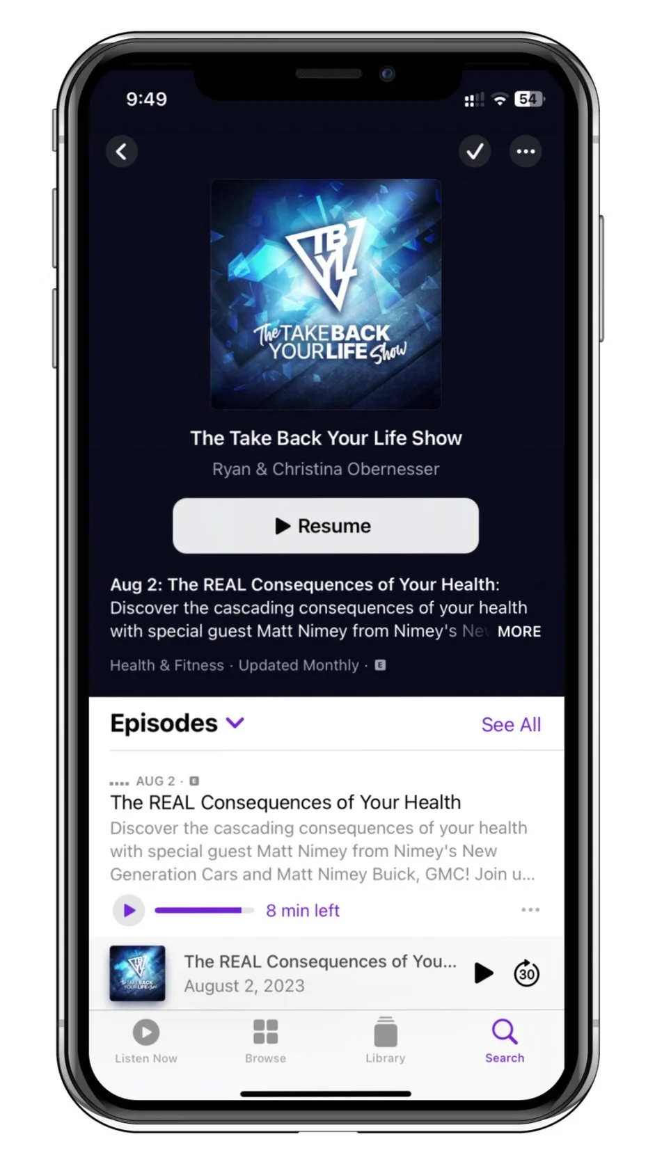 The Take Back Your Life Show — LifeWellBranded