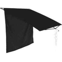 4' x 4' Black Floppy Flag — SLVision Studio and Kit Hire