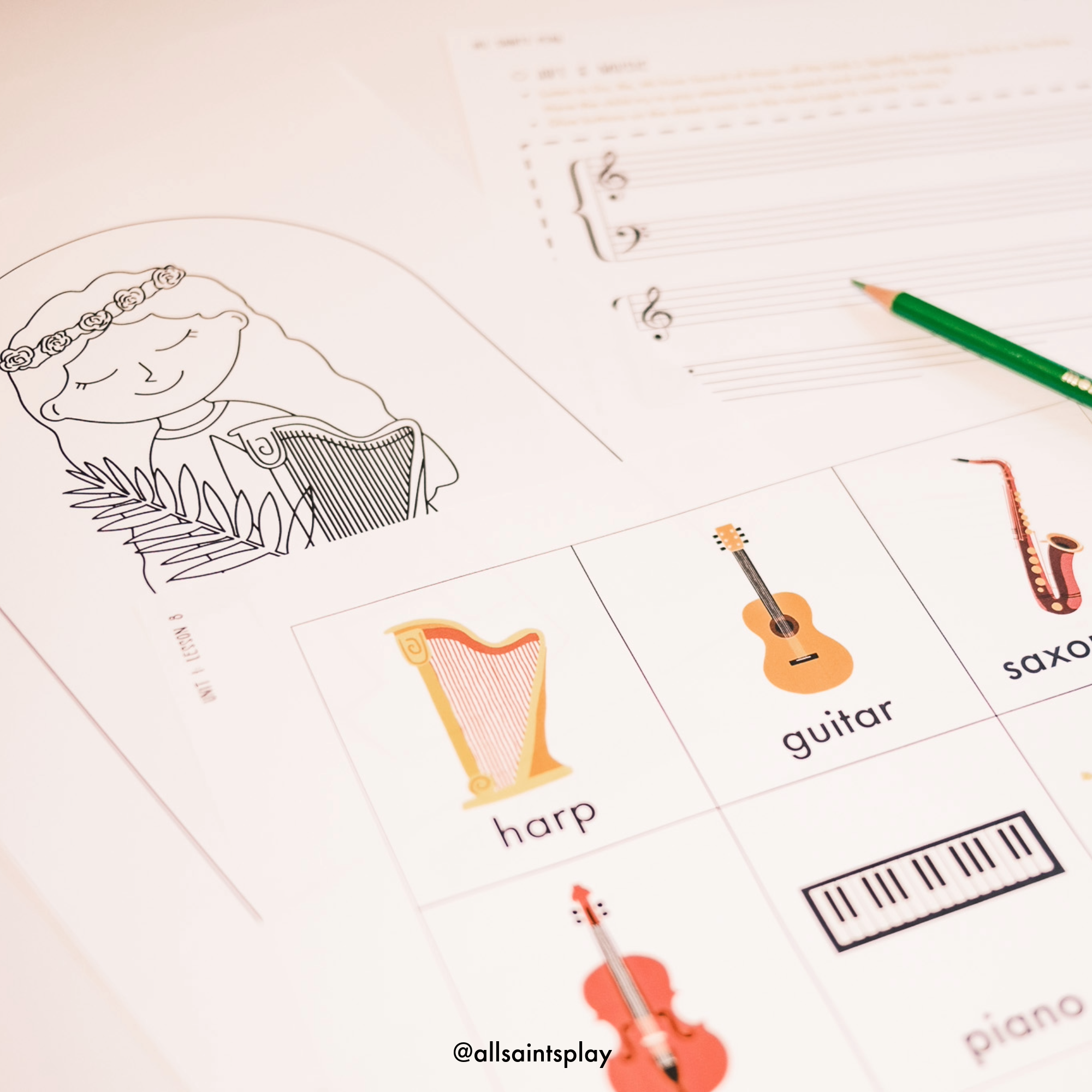 Little Lessons: Catholic Preschool Curriculum — All Saints Play