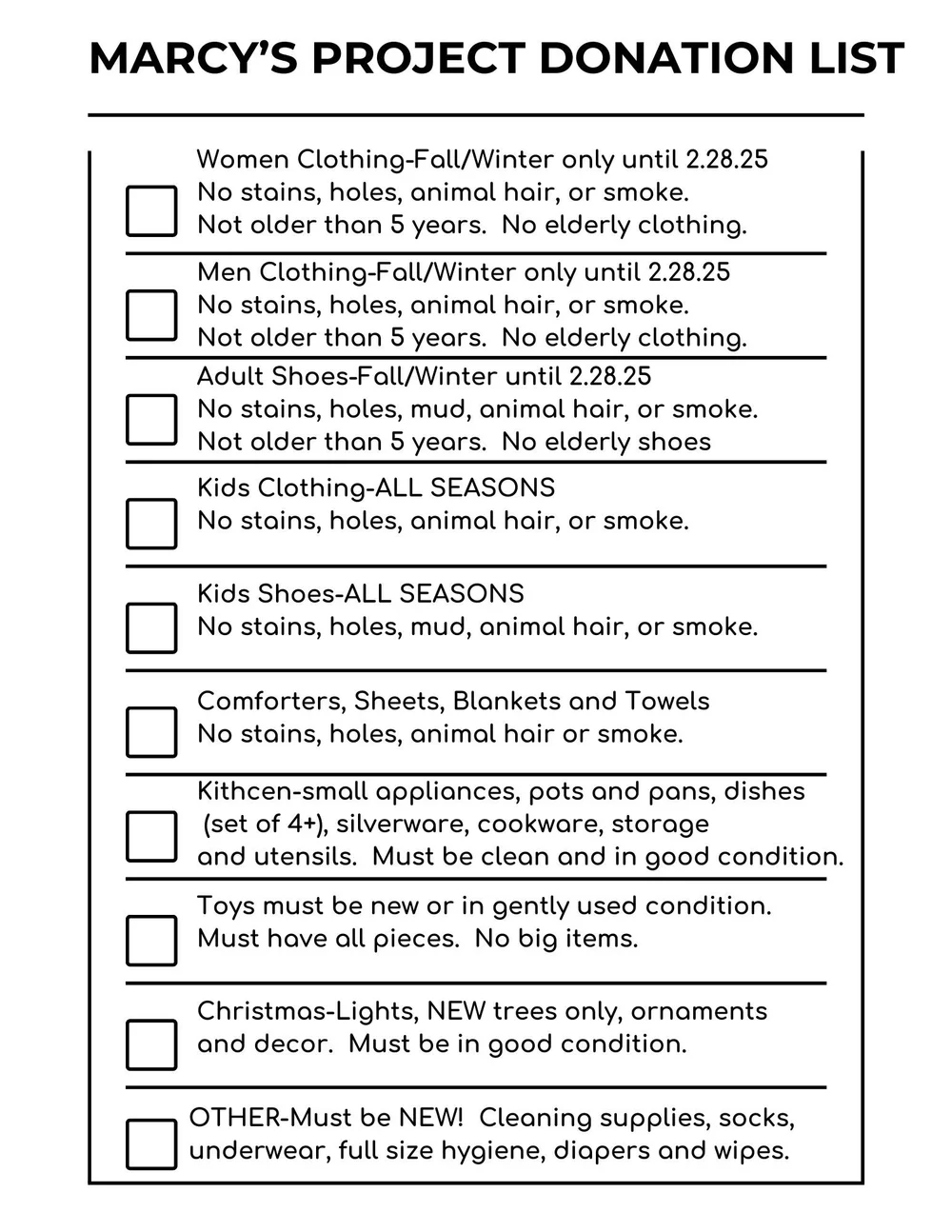 General 2 — Marcy's Project