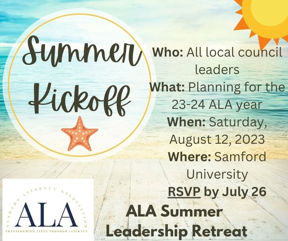 ALA Events — Alabama Literacy Association
