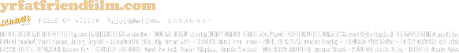 Your Fat Friend a film by Jeanie Finlay