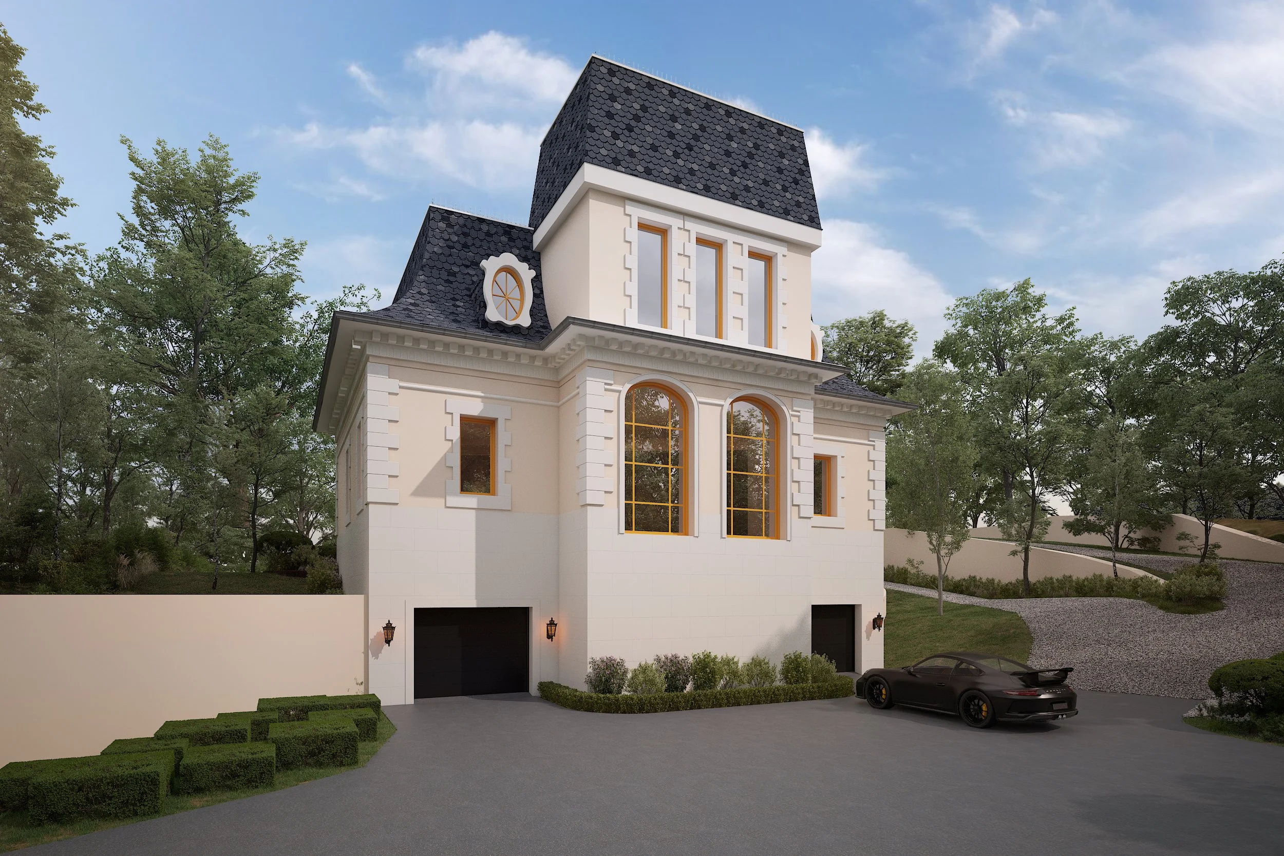 French Pool House — Junge Construction