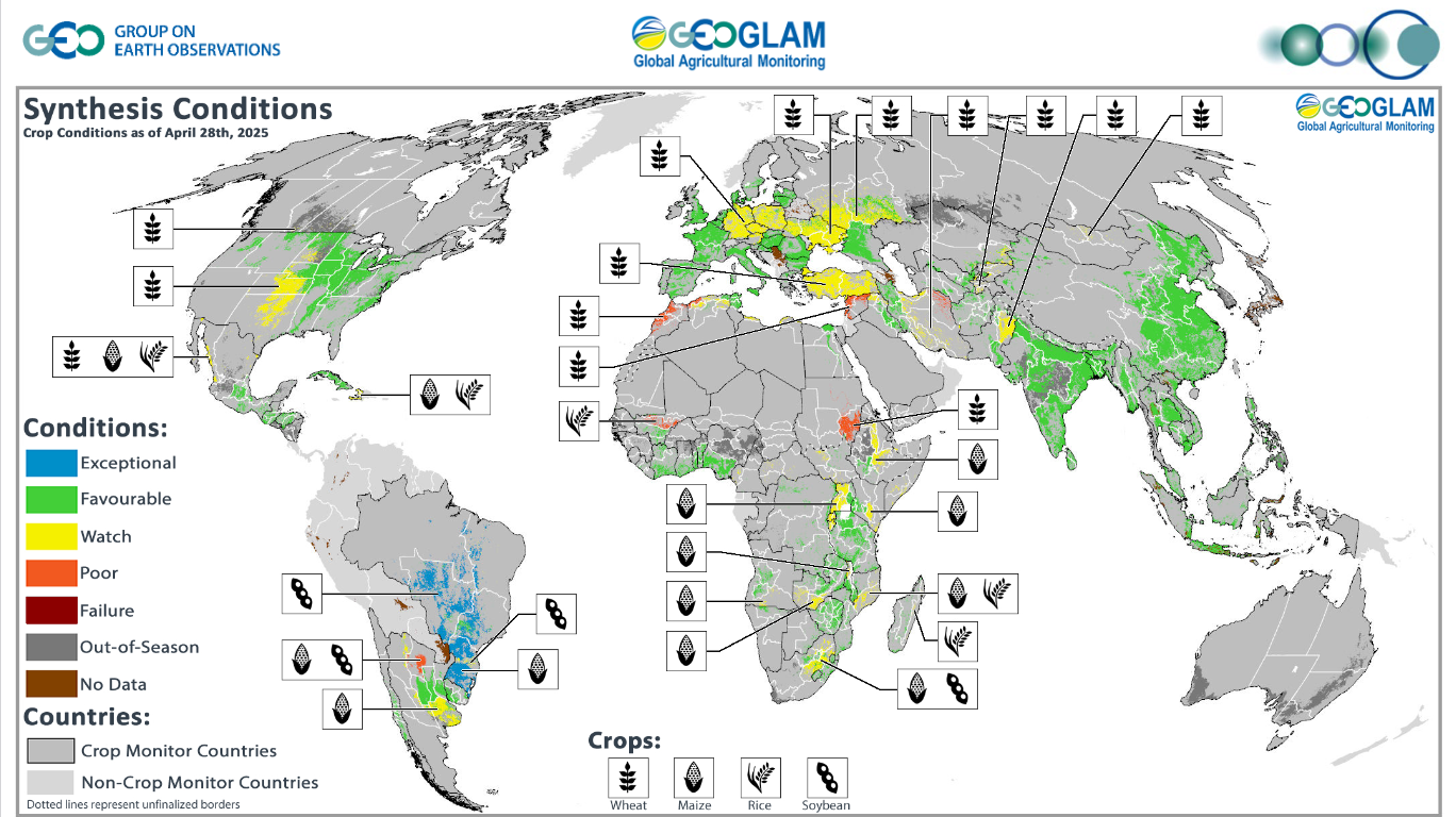 2025 GEOGLAM Crop Outlook: What to Expect for Wheat, Maize, and ...