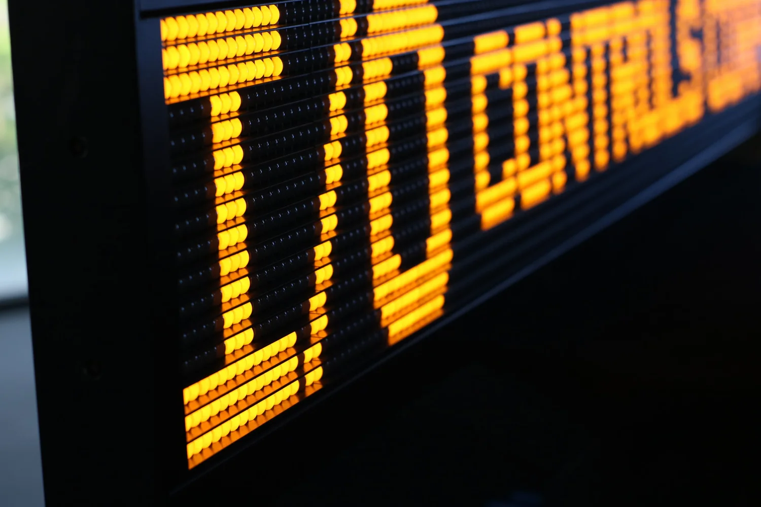 DINEX Diamond Dot Destination Sign System — I/O Controls Corporation