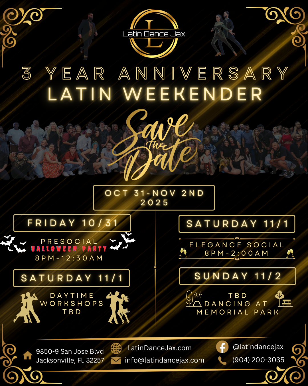 Latin Dance Jax's 3 Year Anniversary Weekender — Latin Dance Jax