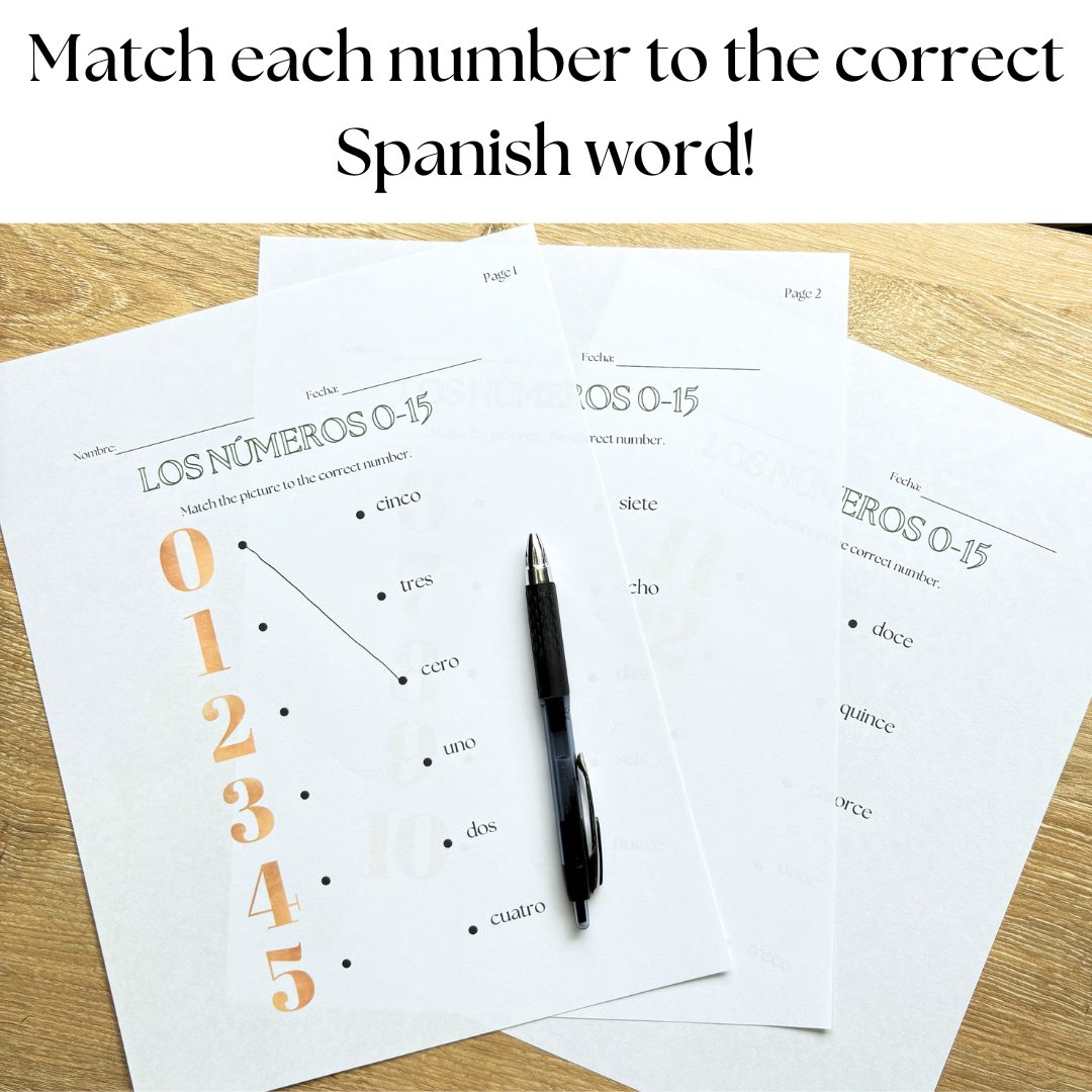 Numbers — Spanish With Sophia