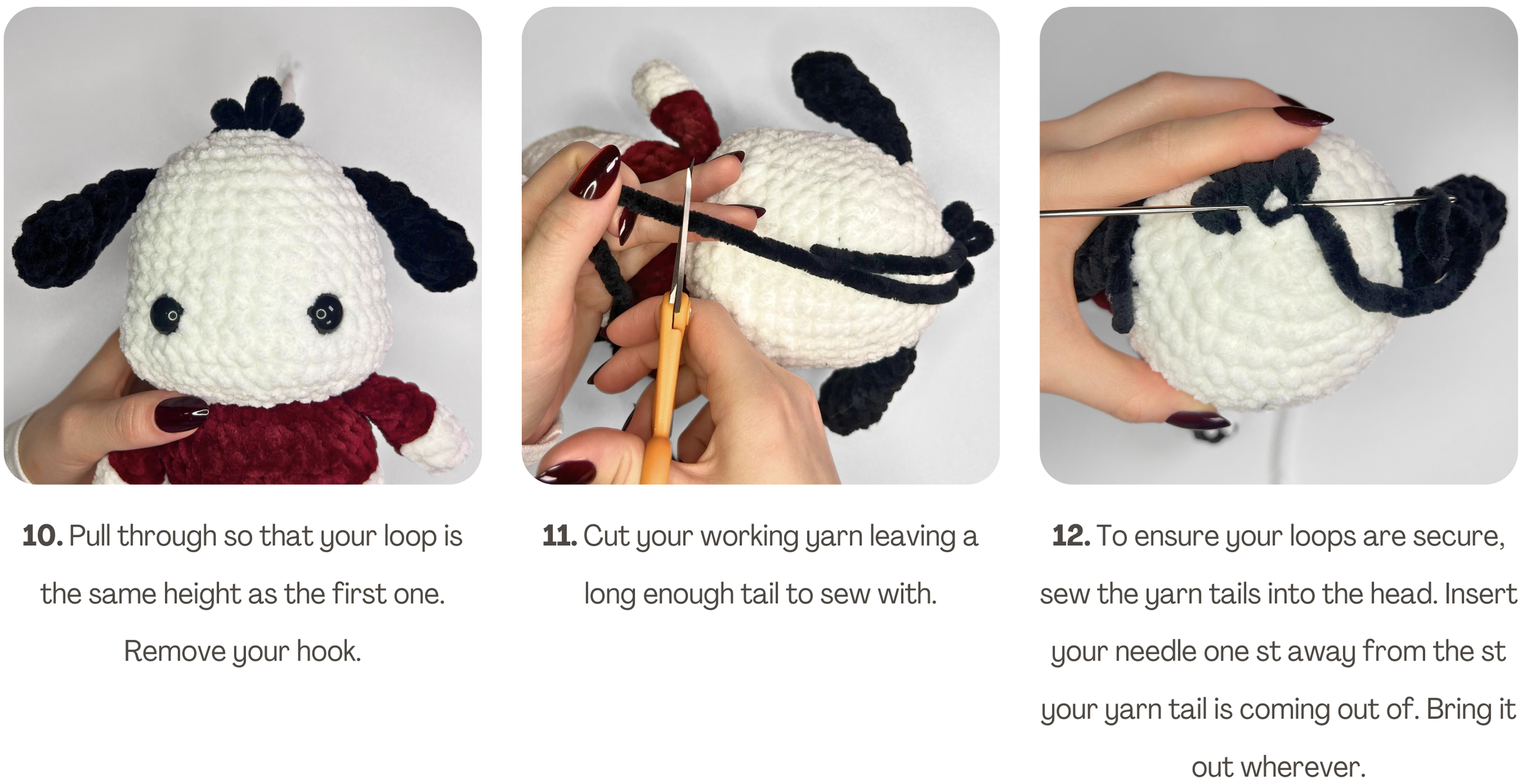 Pochacco Crochet Pattern | Create & Crochet Today — crochetbykittengrll