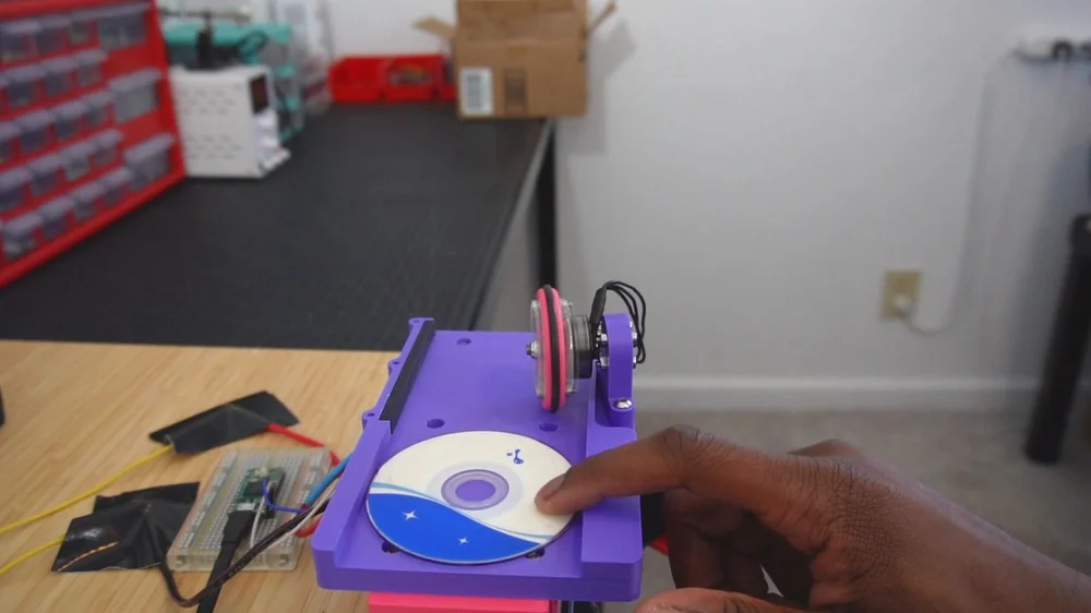 Wrist Mounted CD Launcher — Aaed Musa