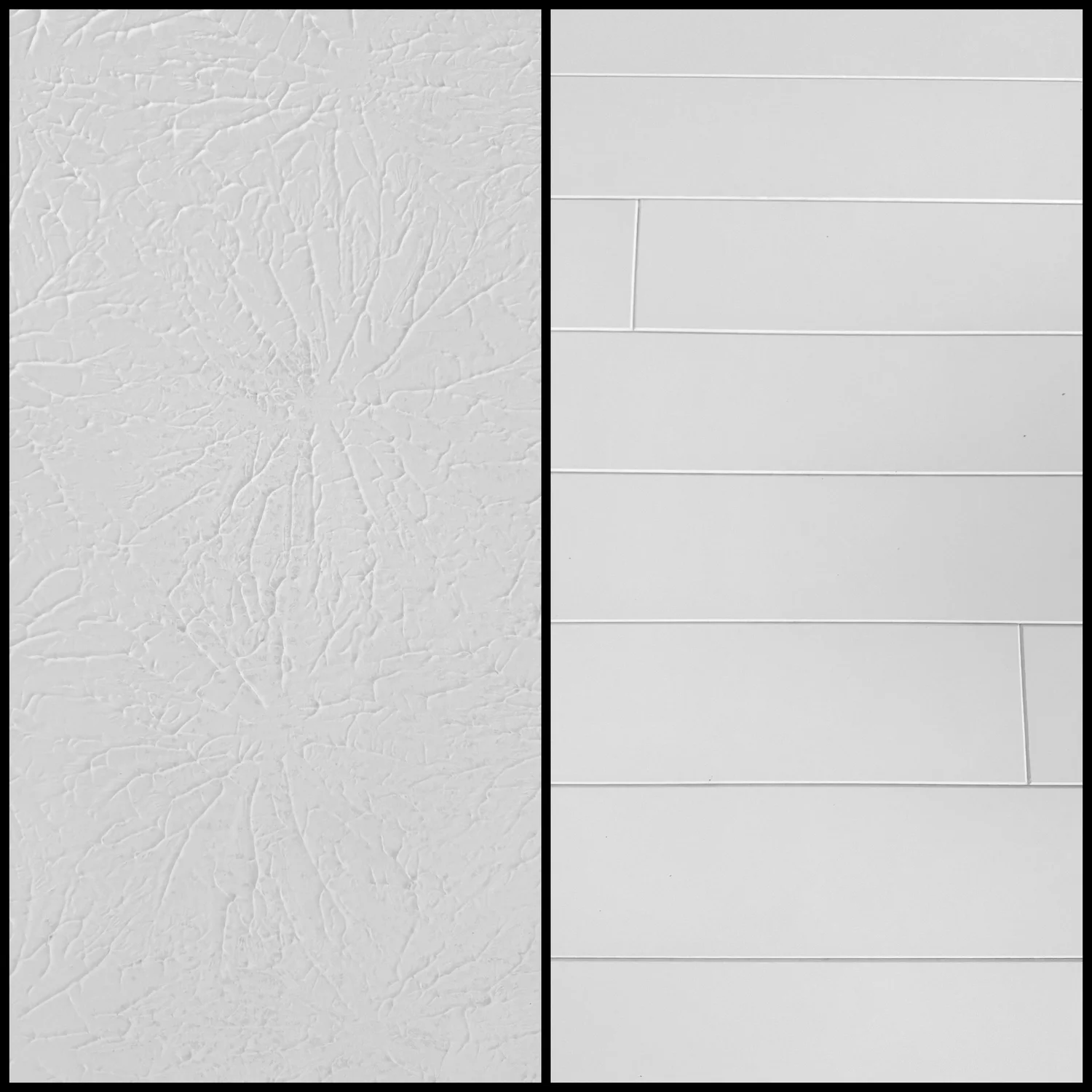 Kiss Your Stamped and Popcorn Ceilings Goodbye With Planked Shiplap: A ...