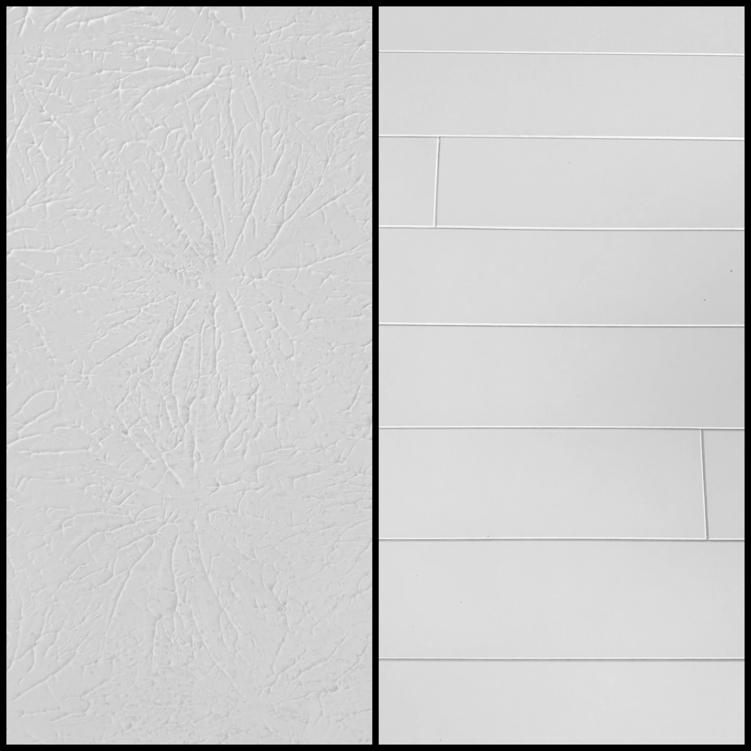 Kiss Your Stamped and Popcorn Ceilings Goodbye With Planked Shiplap: A ...