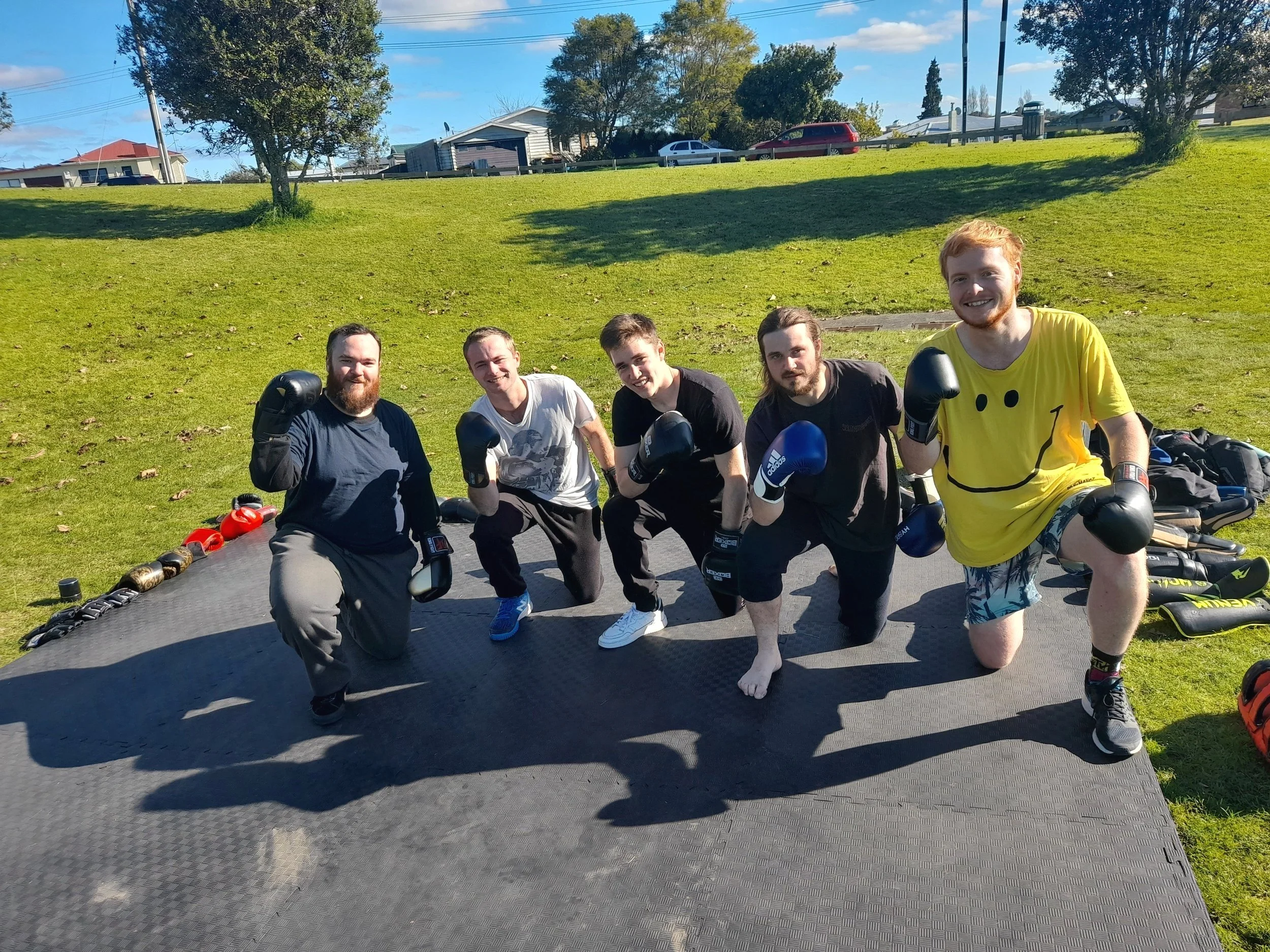 REACH OUT — MEN MAKING MILES.