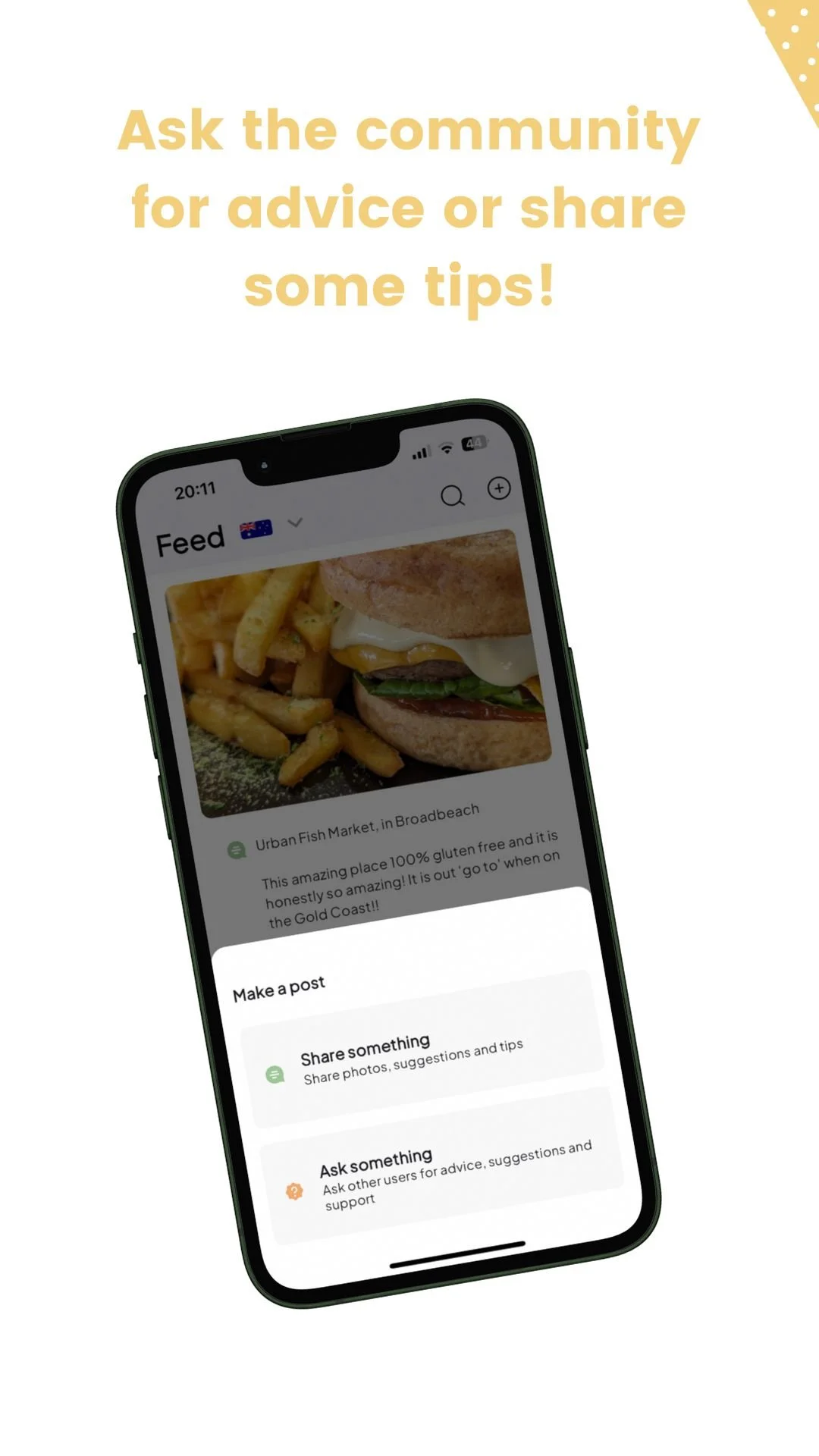A gluten free app for people with an intolerance or coeliac / celiac ...