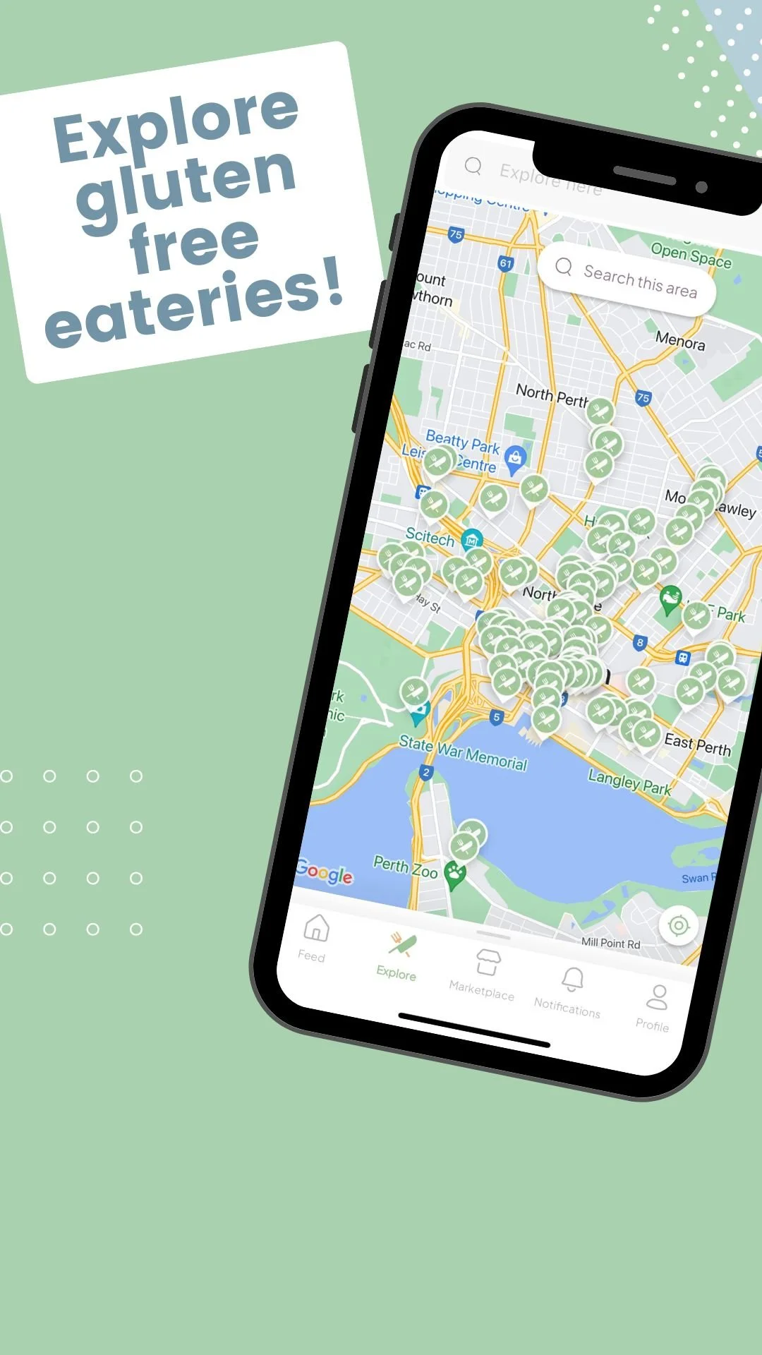 A gluten free app for people with an intolerance or coeliac / celiac ...