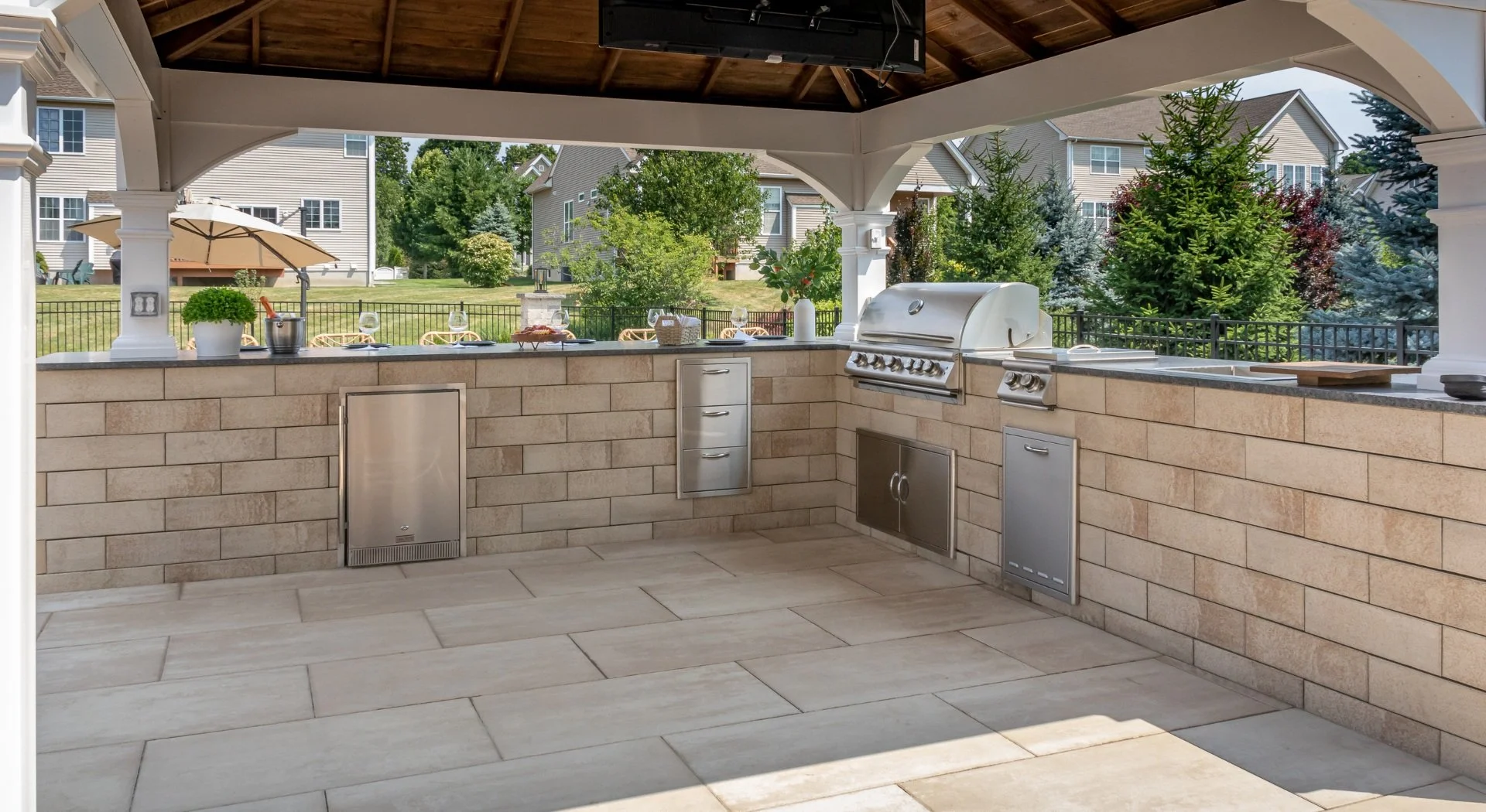 Township of Northville, MI Landscape Design, Paver Patio, Retaining ...