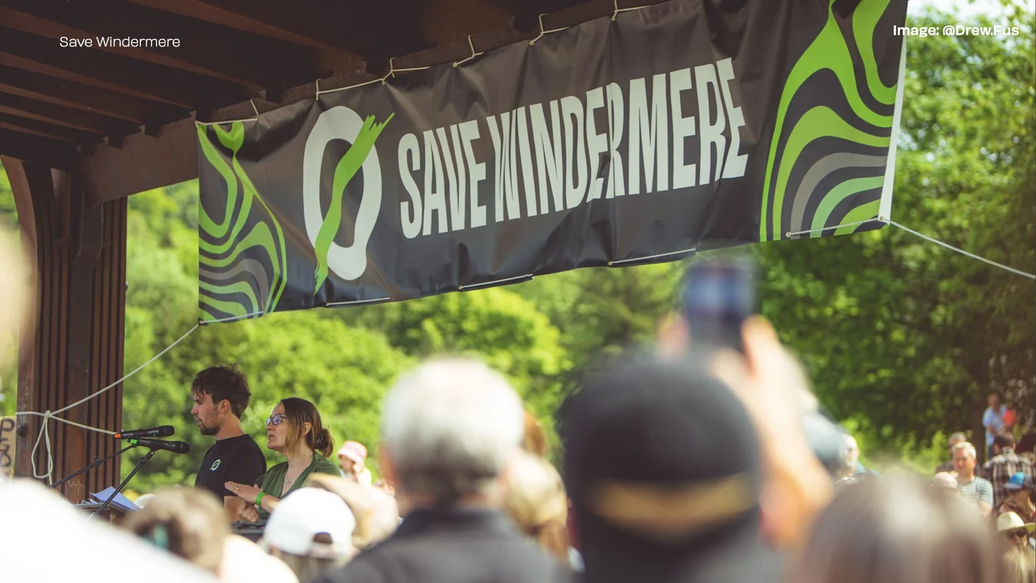 Save Windermere Demonstration on the Glebe. Its a wrap! · Save Windermere