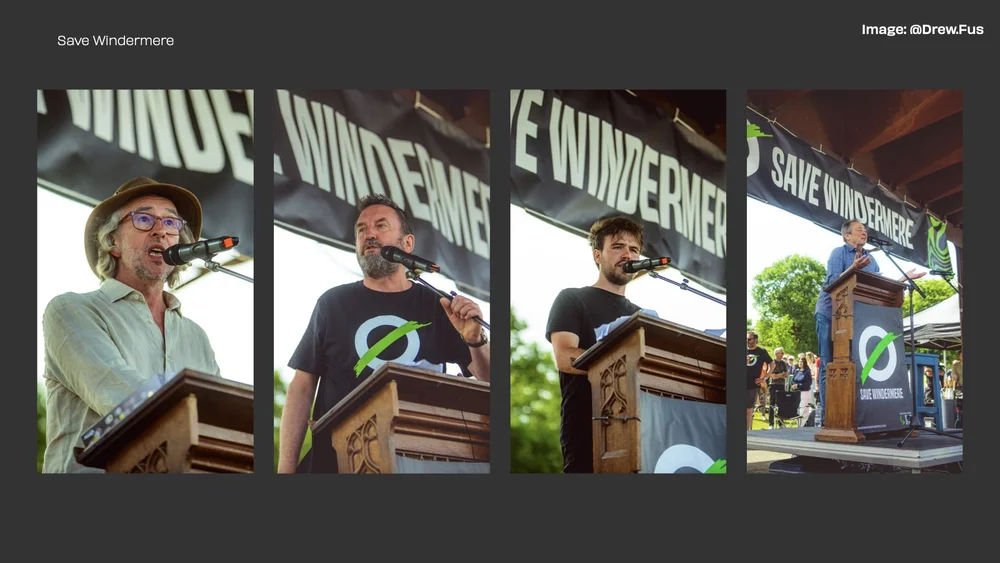 Save Windermere Demonstration on the Glebe. Its a wrap! · Save Windermere