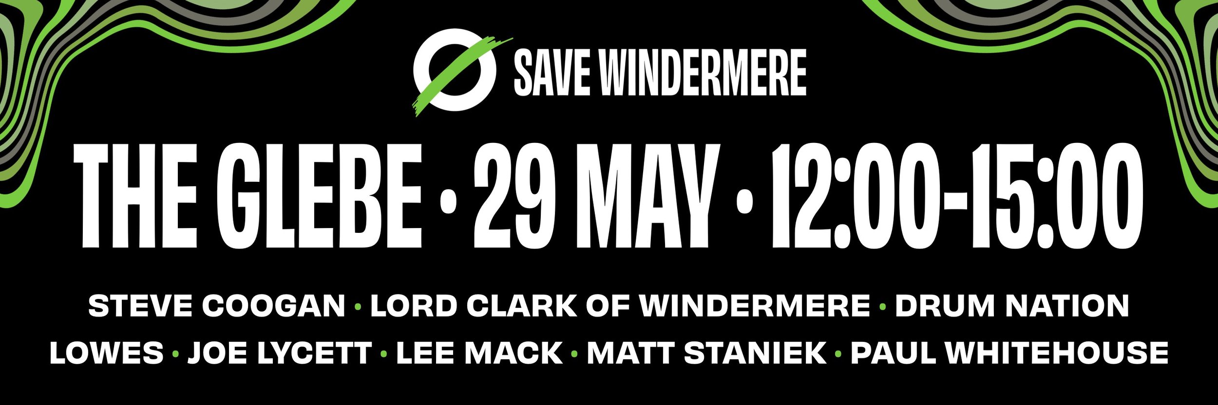 Save Windermere Demonstration on the Glebe - Celebrity Guests Join Save ...