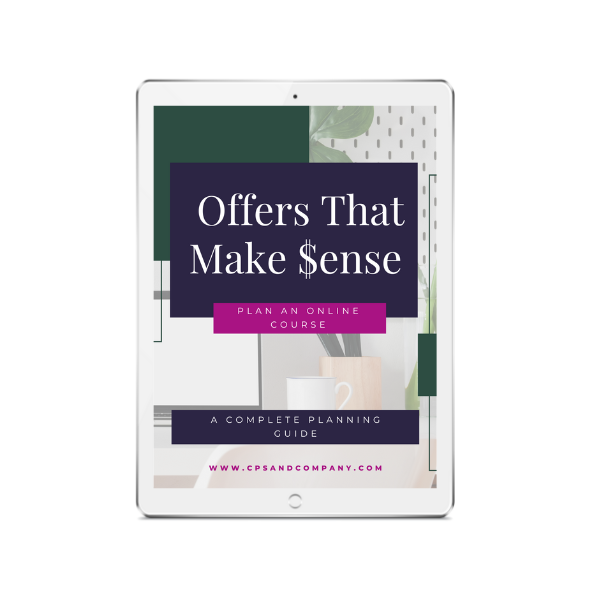 Plan Your Online Course Checklist and Workbook — Crystal P. Sherrill ...