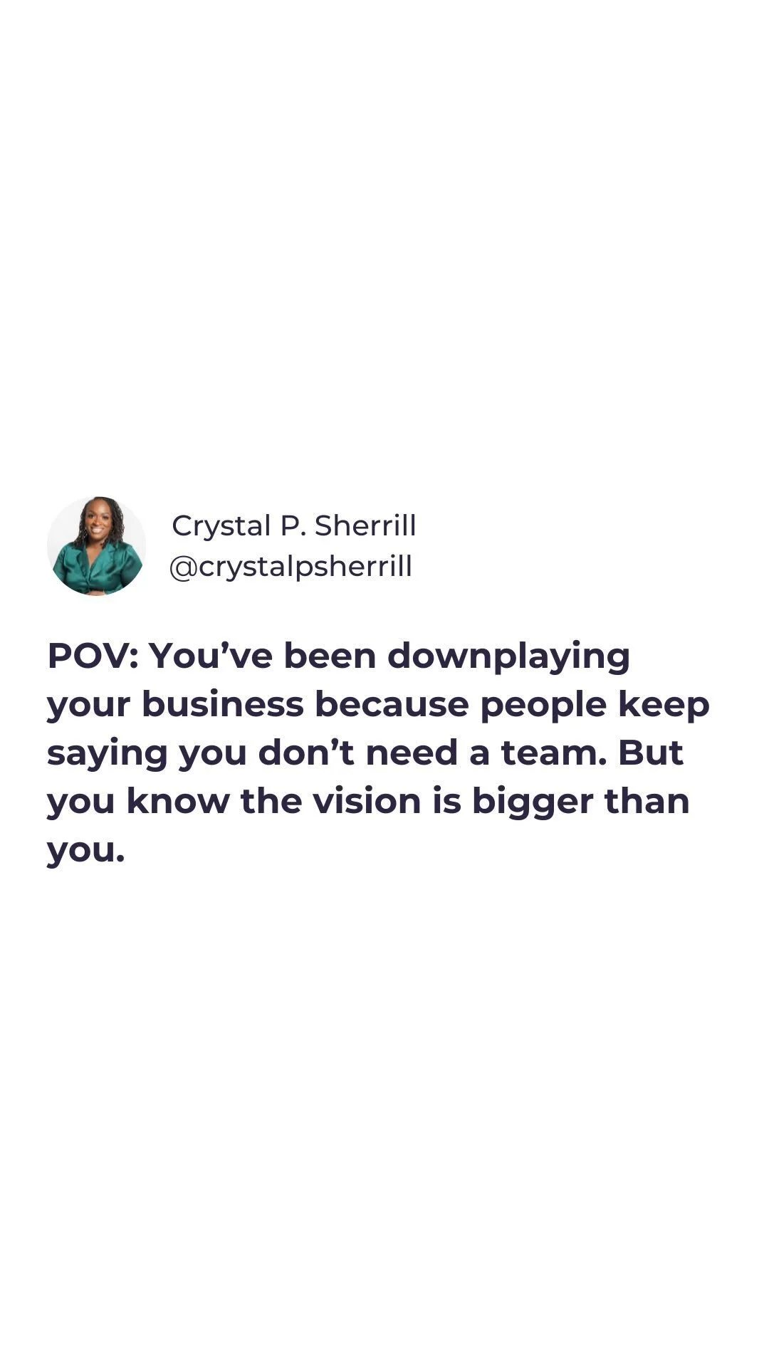 Crystal P. Sherrill and Co., Strategic Planning and Operations Agency