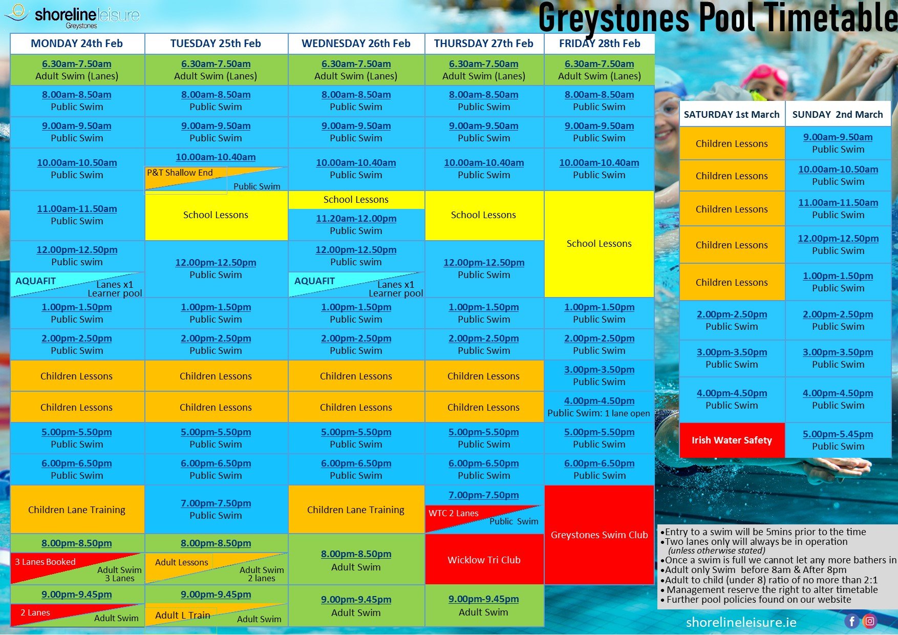 Greystones Swimming Pool — Shoreline Leisure