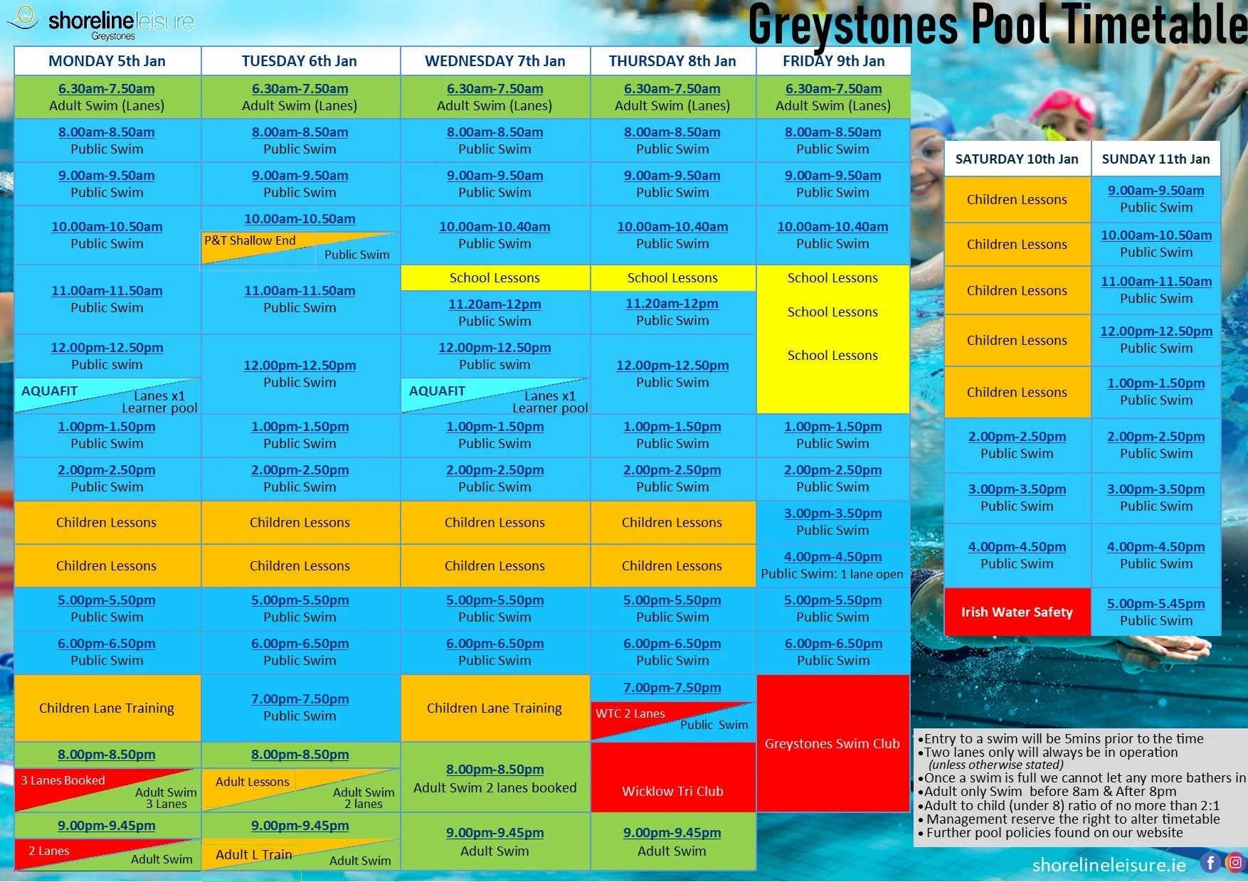 Greystones Swimming Pool — Shoreline Leisure