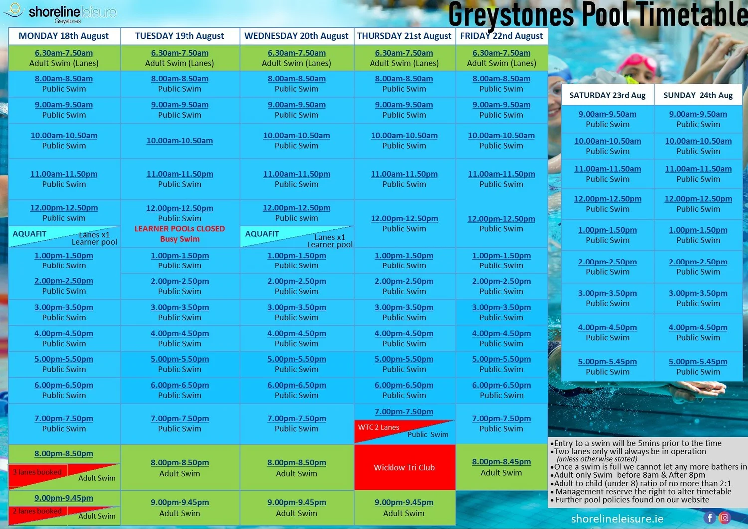 Greystones Swimming Pool — Shoreline Leisure