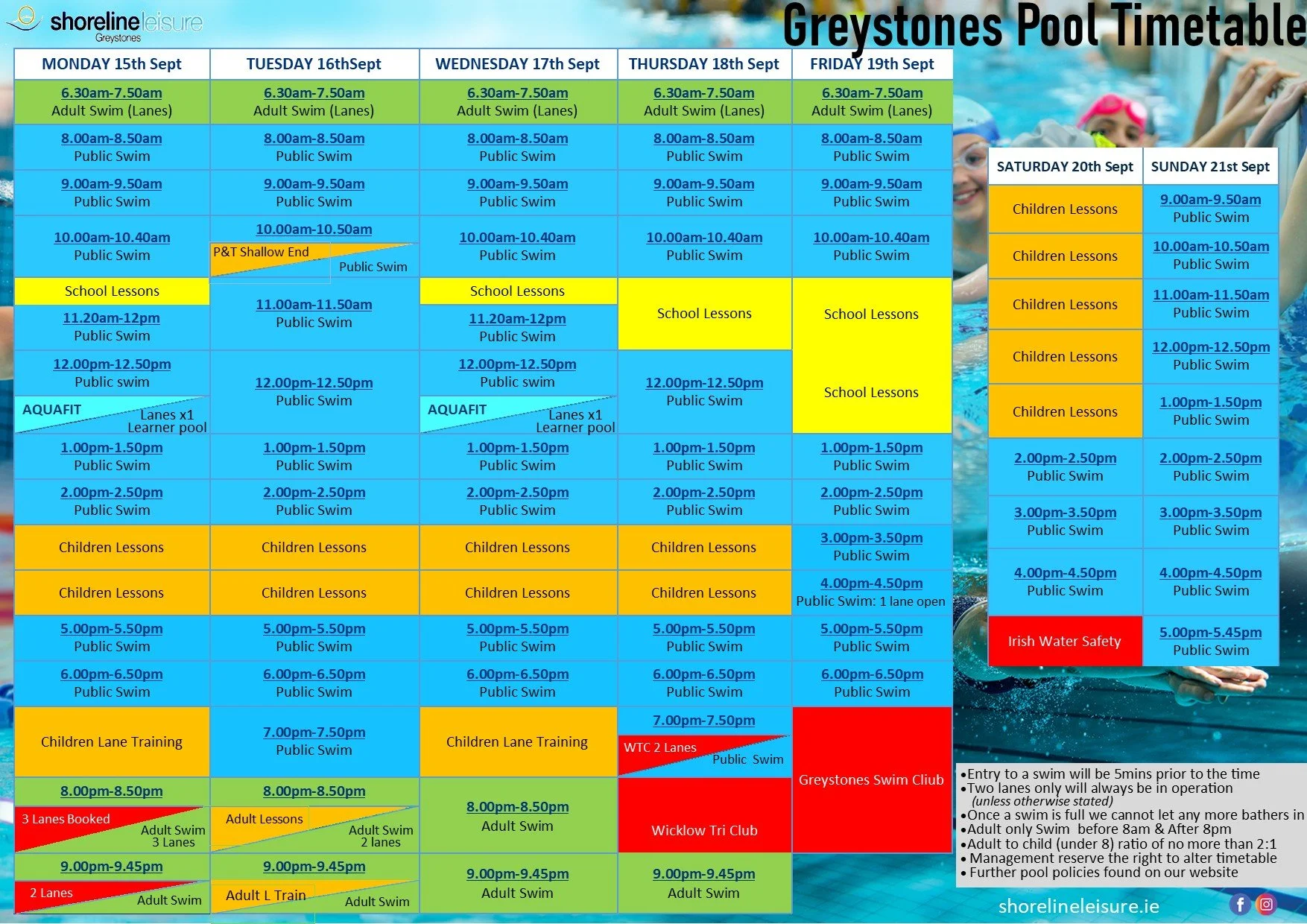 Greystones Swimming Pool — Shoreline Leisure