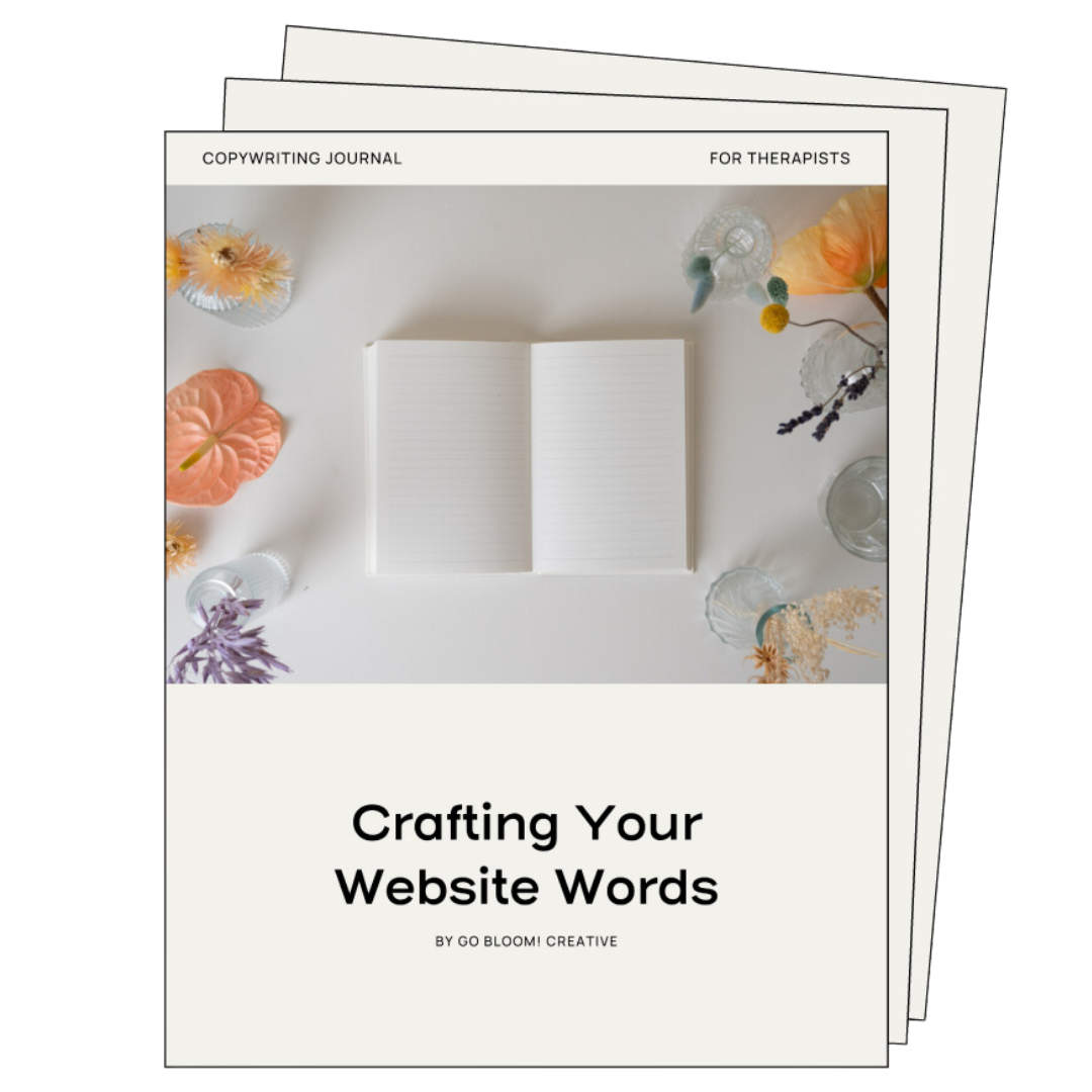 Website Writing Template for Therapists — Go Bloom Creative