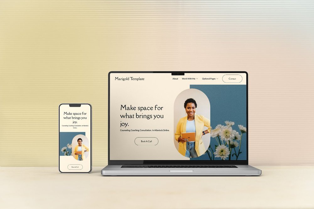 Real Examples of Therapist Websites Using Templates — Go Bloom Creative