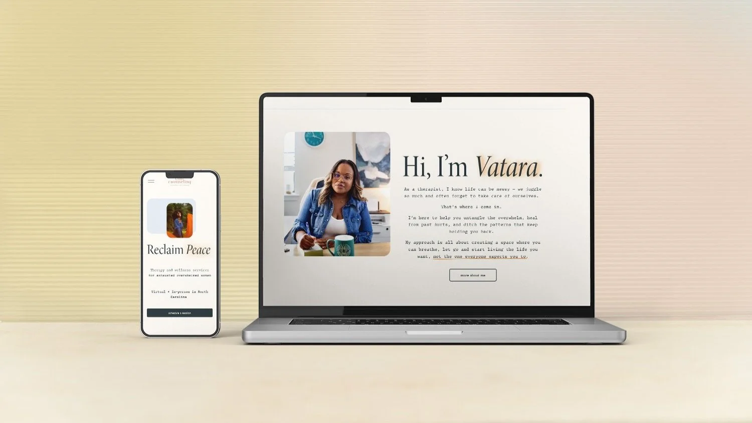 Real Examples of Therapist Websites Using Templates — Go Bloom Creative