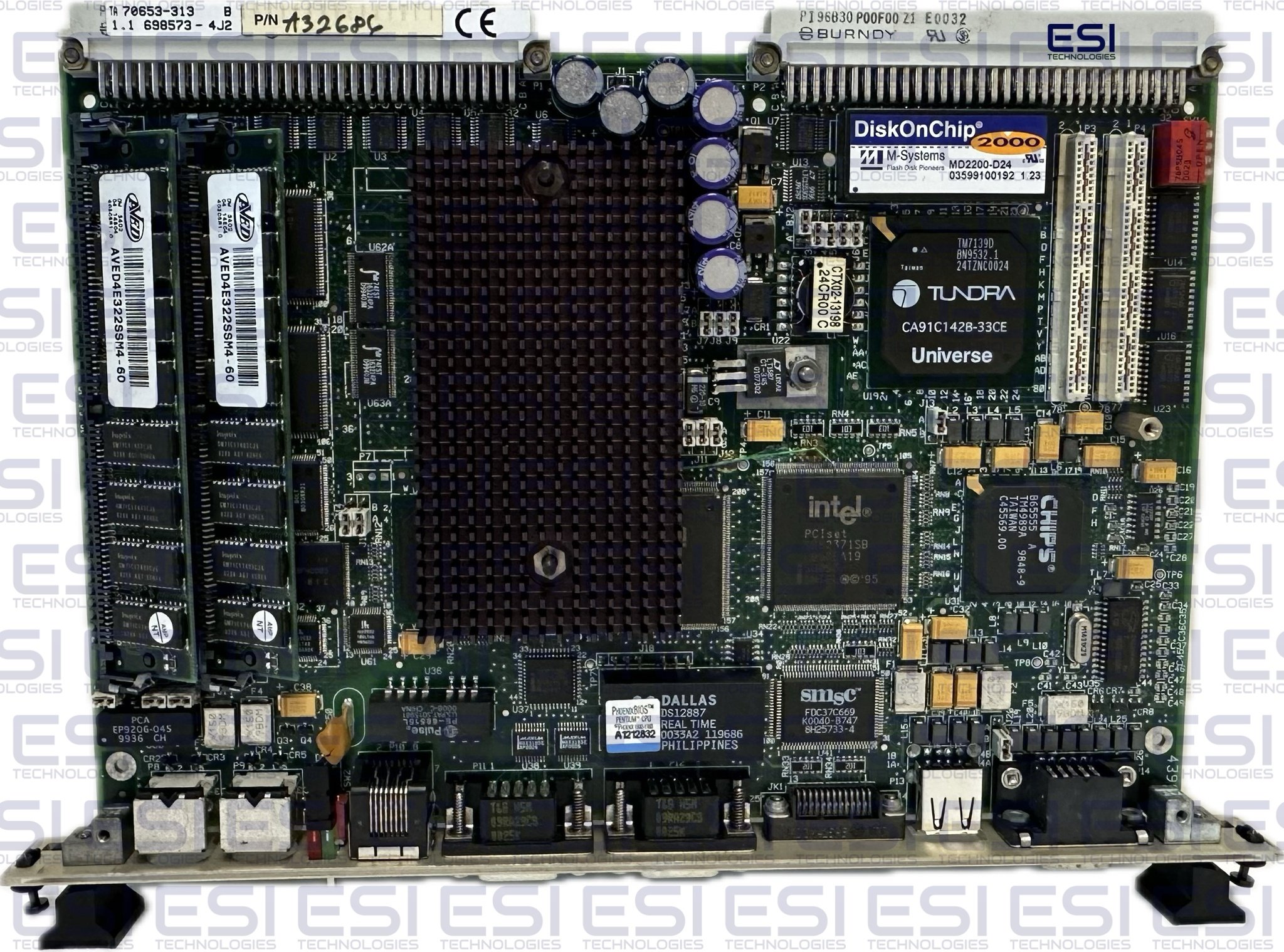 XVME-653 , XVME 653 VMEbus Module | ESI Technologies, Inc.