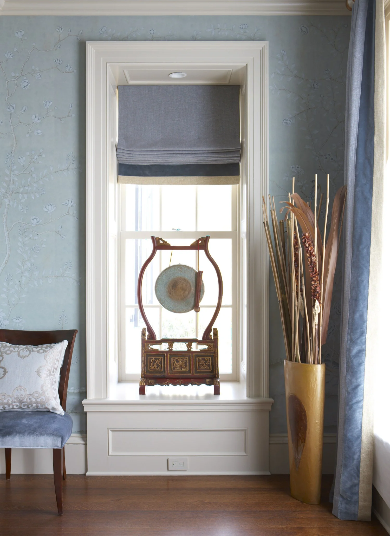 Transitional Colonial - Greenwich, CT — Rinfret, Ltd. Interior Design
