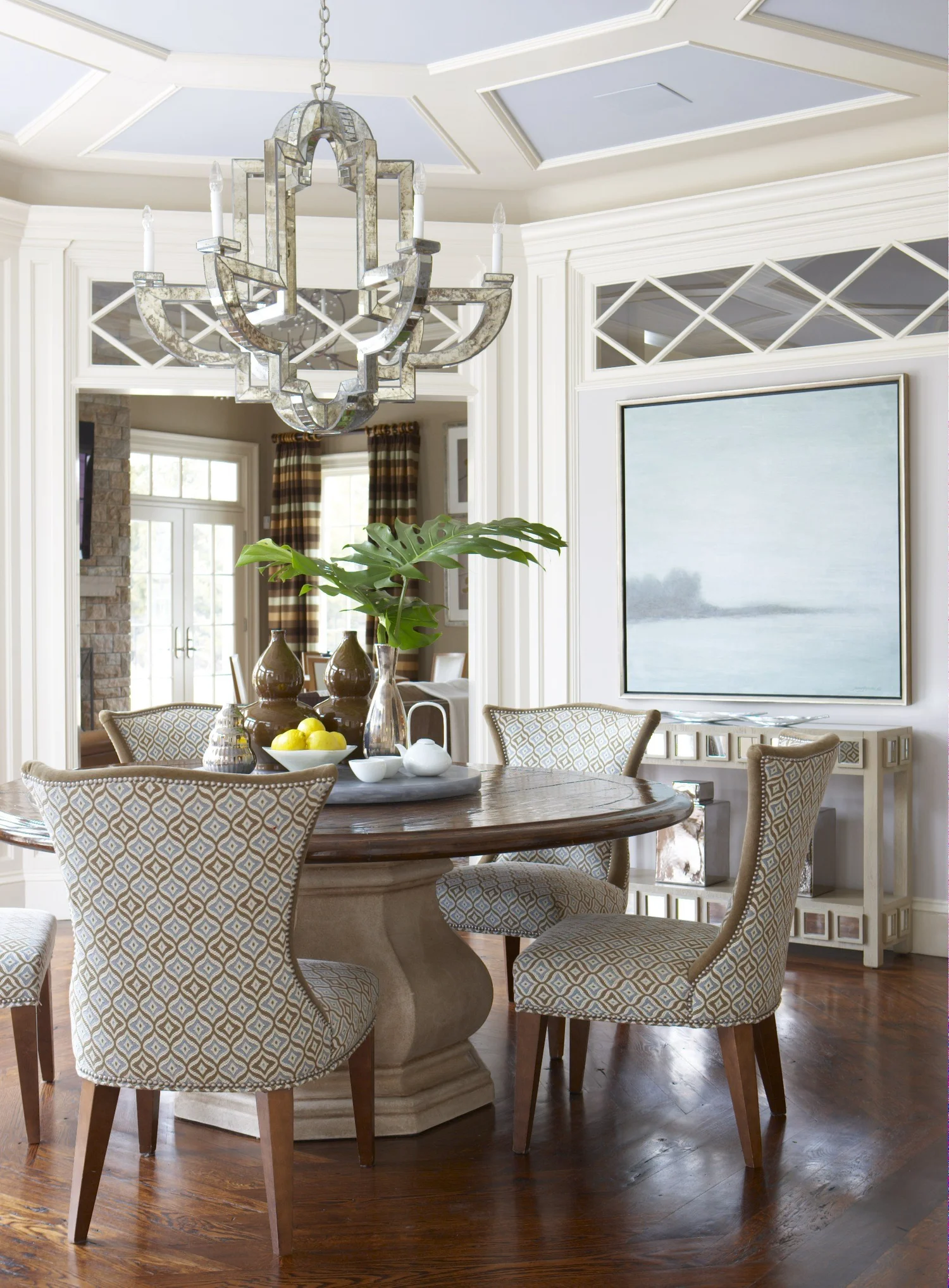 Transitional Colonial - Greenwich, CT — Rinfret, Ltd. Interior Design