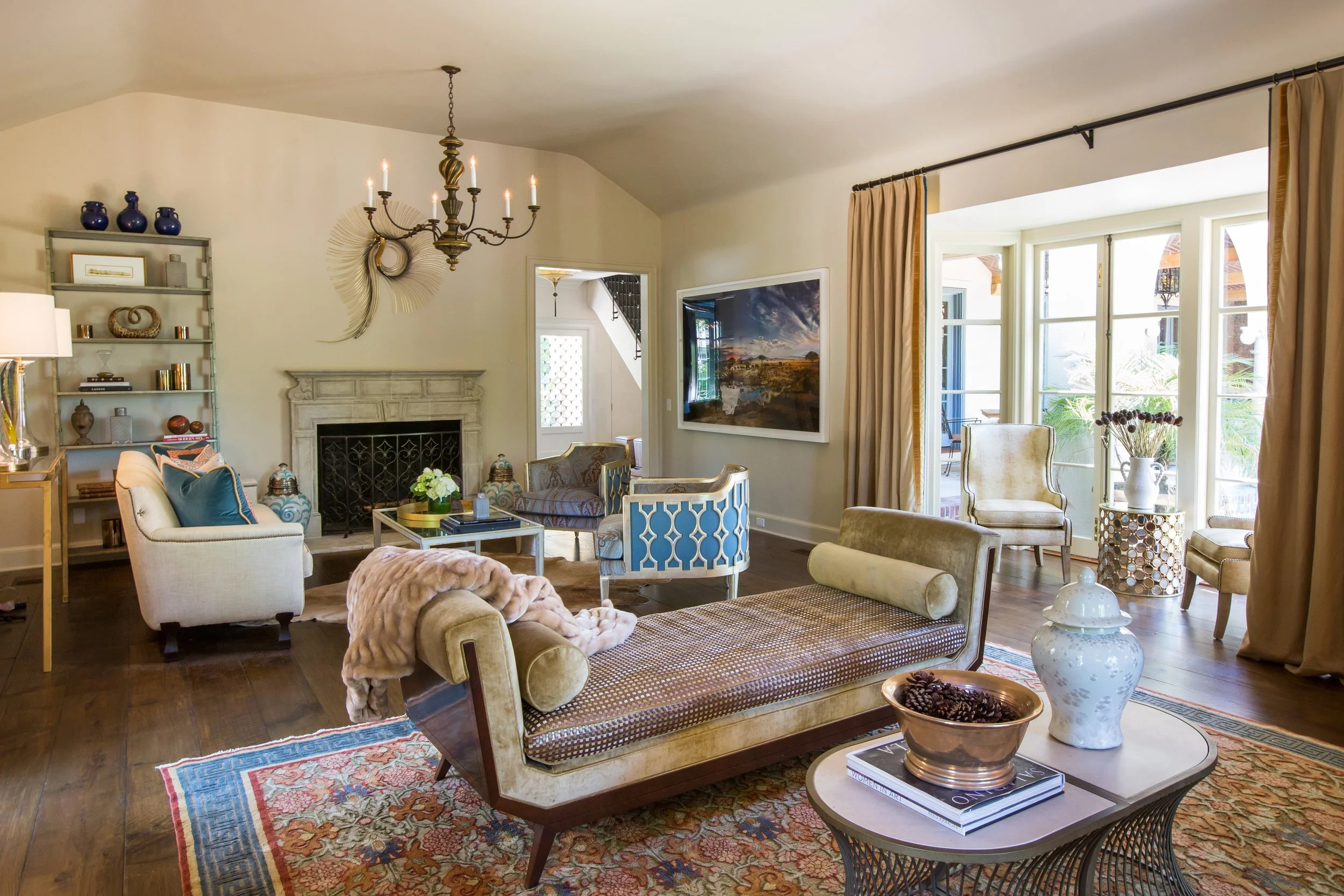 Eclectic Waterfront — Rinfret, Ltd. Interior Design