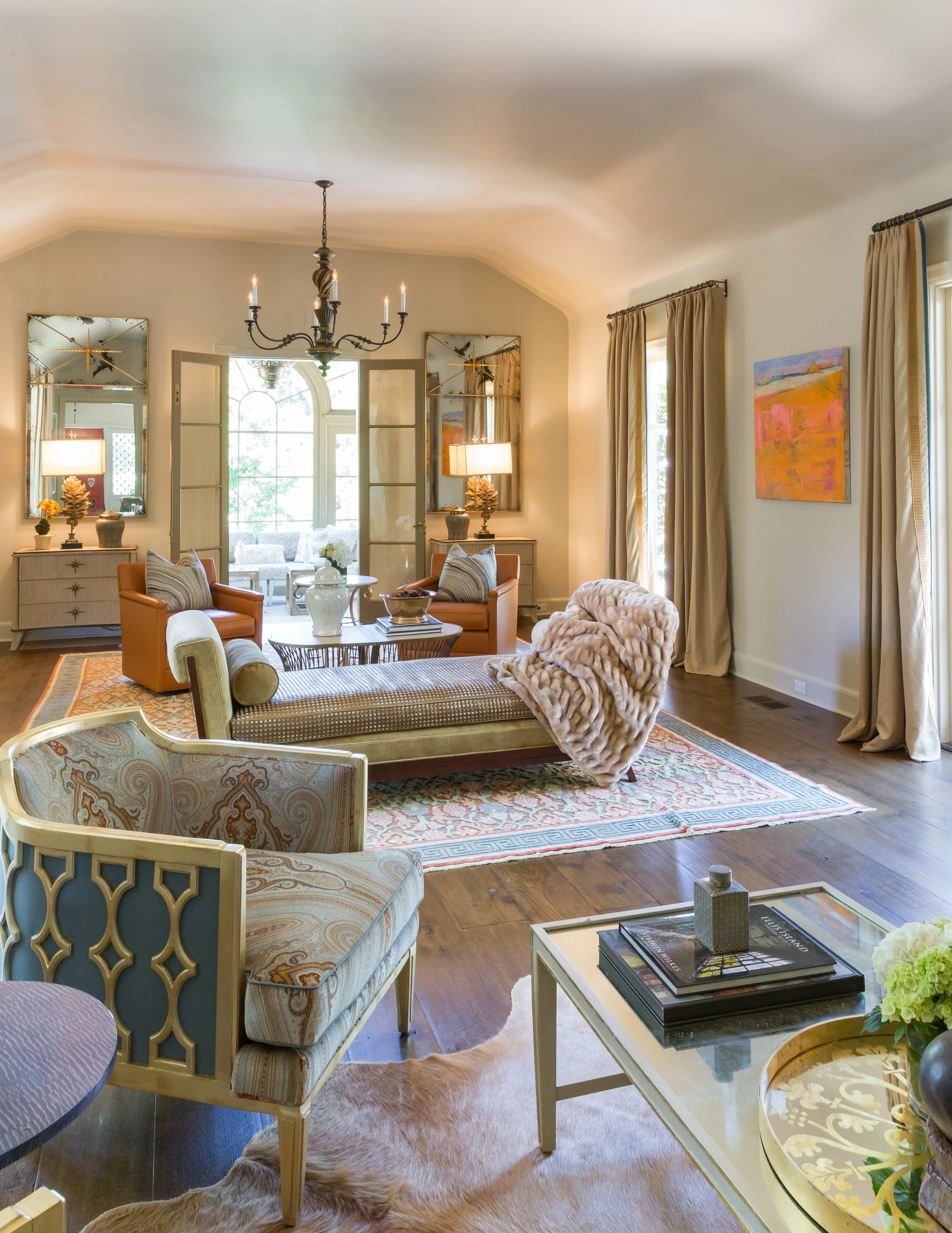 Eclectic Waterfront — Rinfret, Ltd. Interior Design