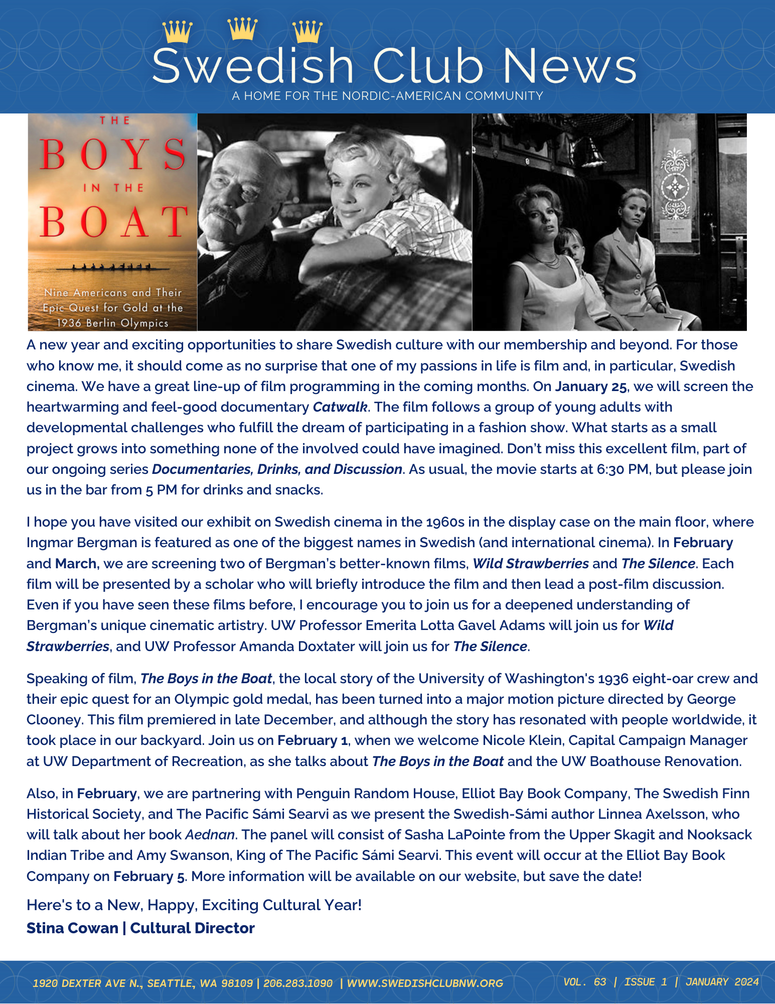 Newsletter — The Swedish Club NW