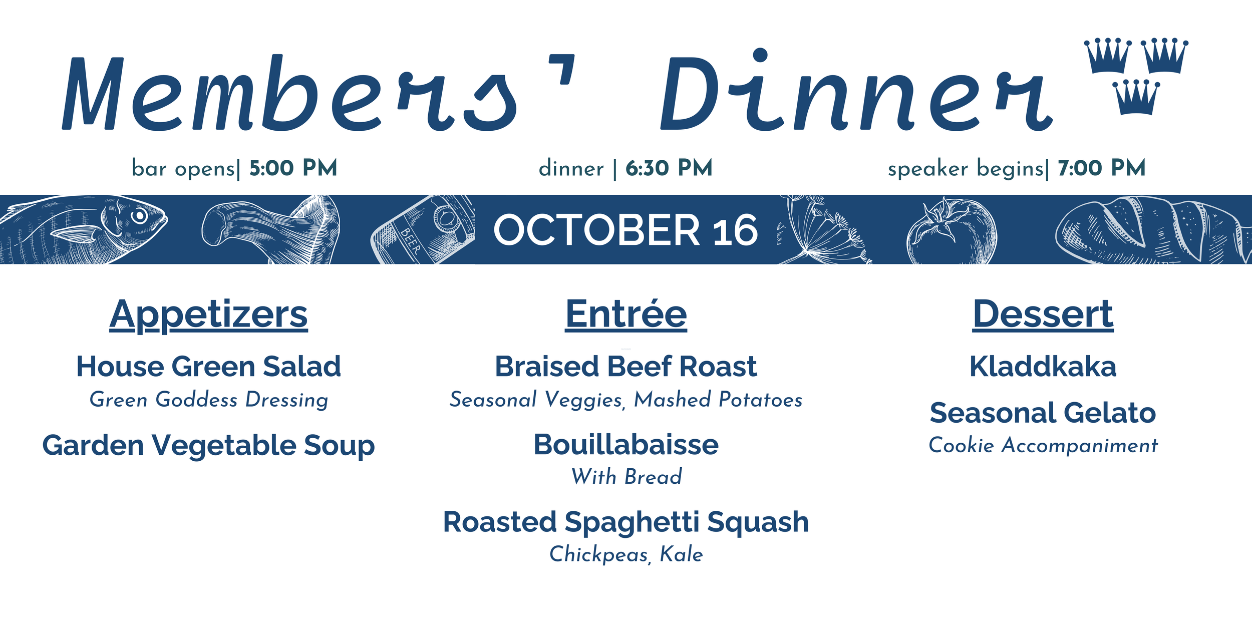 Members' Dinner — The Swedish Club NW