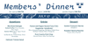 Members' Dinner — The Swedish Club NW