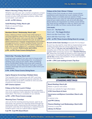 Swedish Club News — The Swedish Club NW