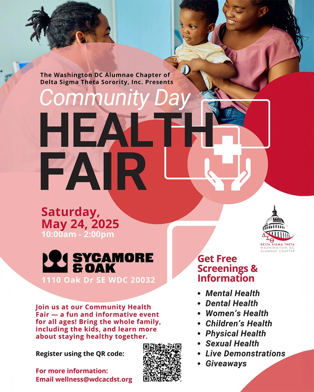 Community Day Health Fair — Sycamore & Oak