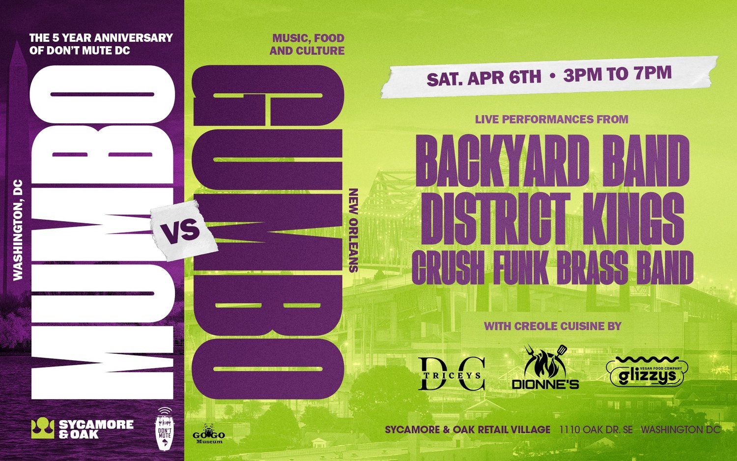 Mumbo vs. Gumbo: Music, Food & Culture — Sycamore & Oak