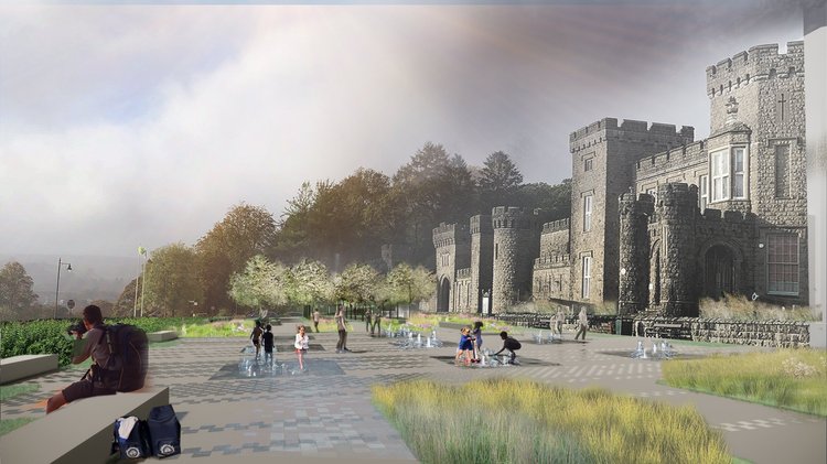 Cyfarthfa Plan — Gustafson Porter + Bowman
