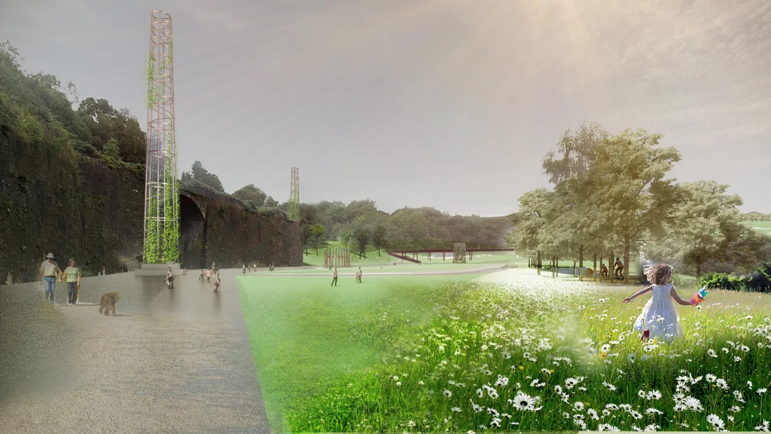 Cyfarthfa Plan — Gustafson Porter + Bowman