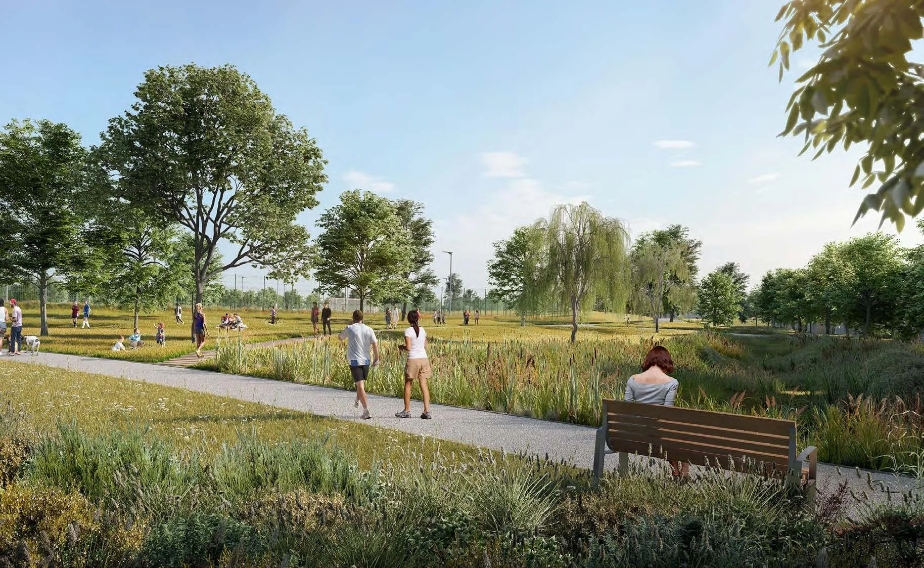 Clitterhouse Playing Fields — Gustafson Porter + Bowman