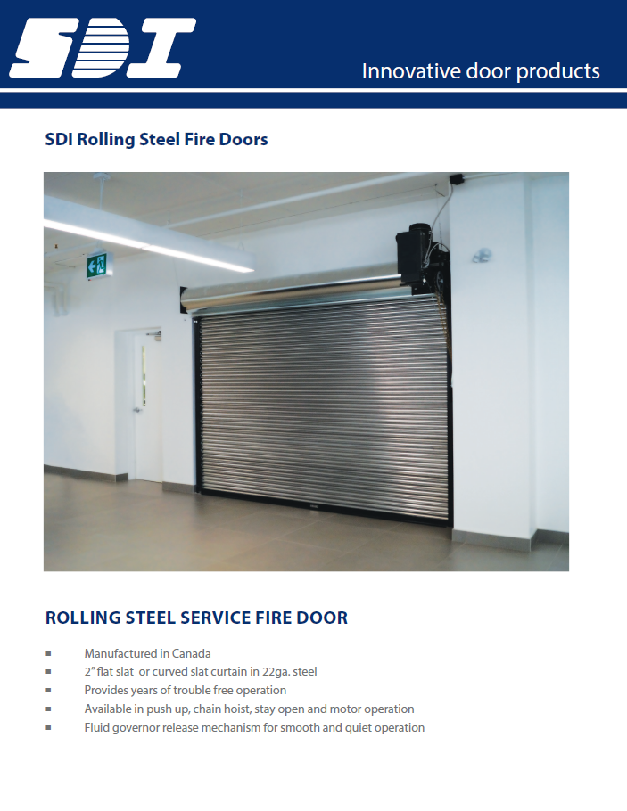 Rolling Steel Fire Doors — Service Door Industries