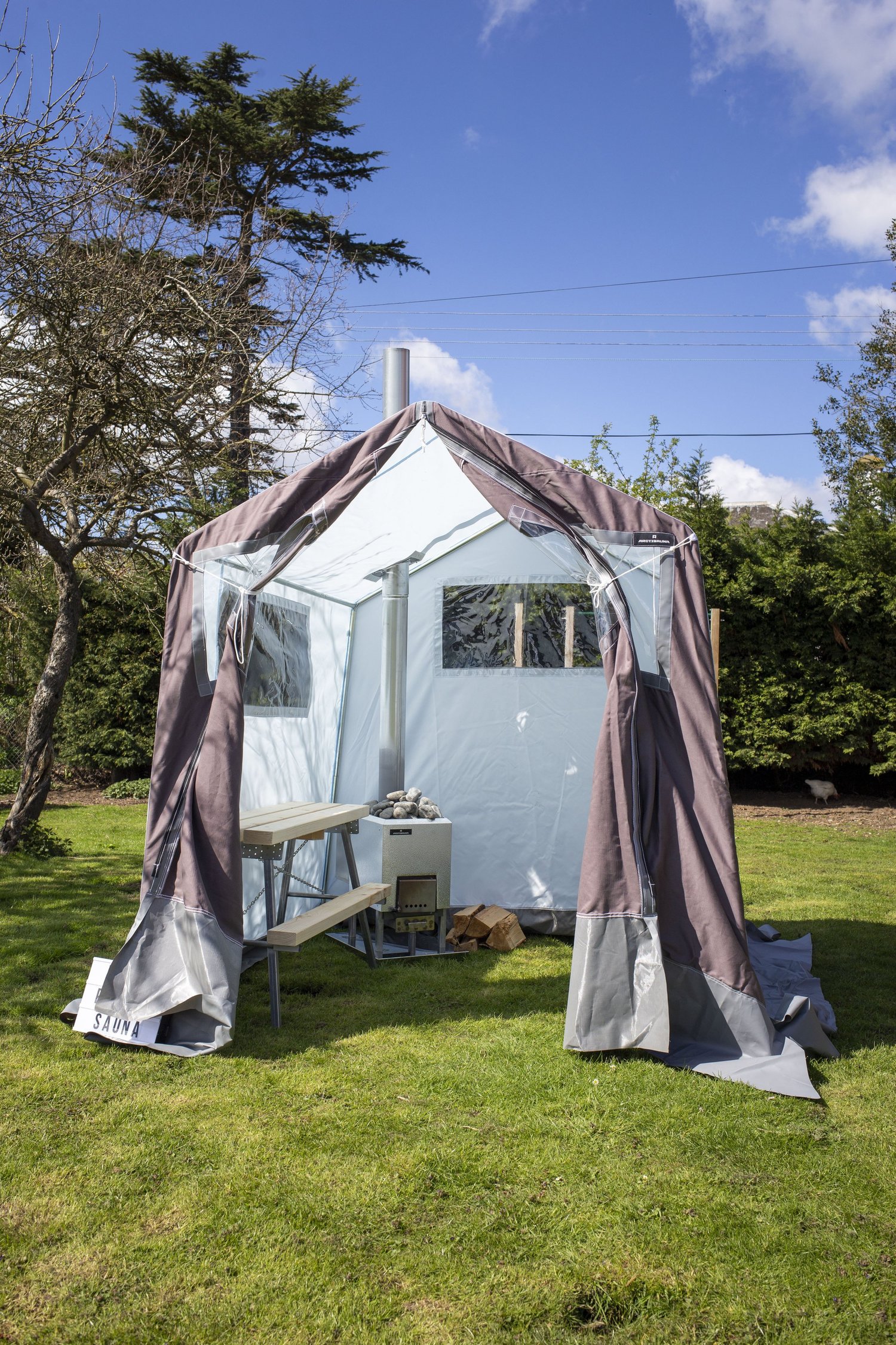 ember - pop up sauna