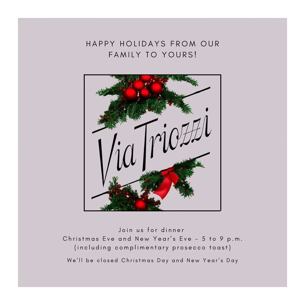 ABOUT — Via Triozzi