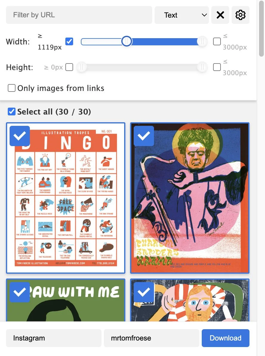 How to Automatically Download Every Image from a Webpage — Mr. Tom Froese
