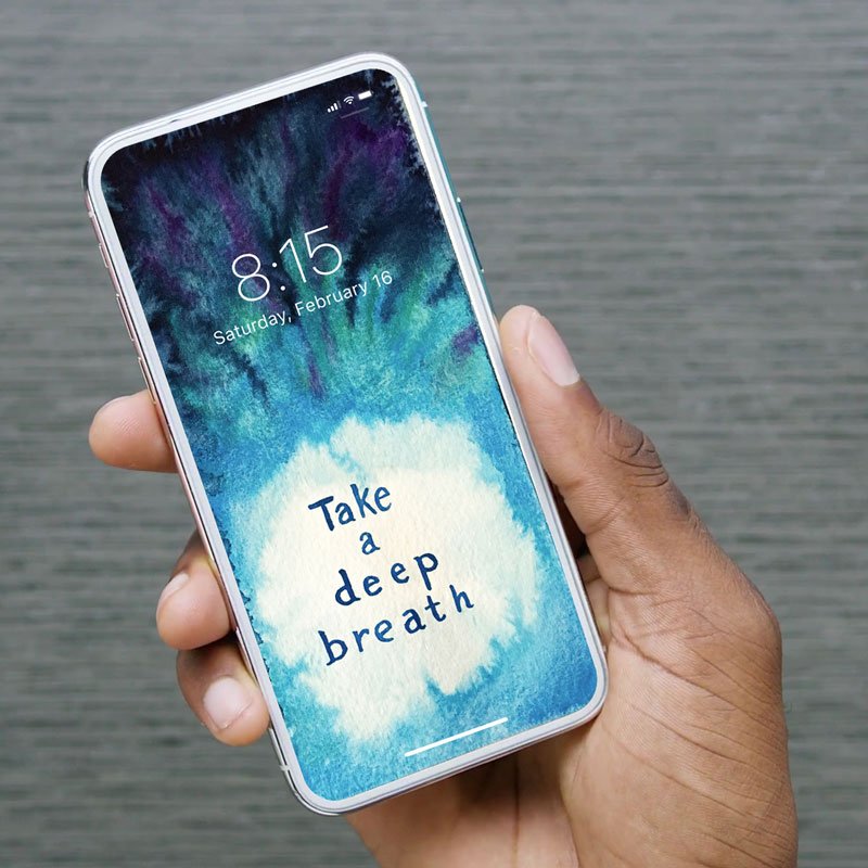 Mindfulness Phone Wallpapers — Molly McLeod: Design & Branding Services